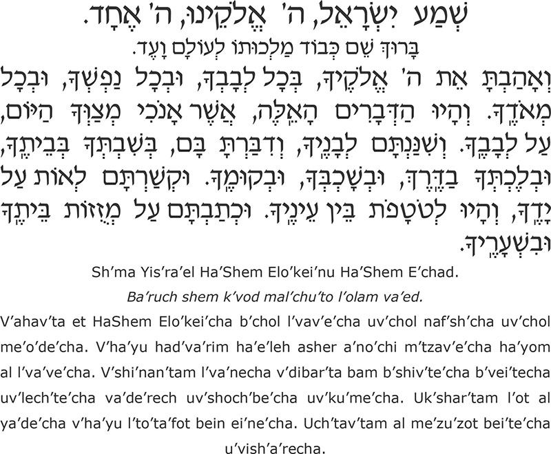 The “SH’MA a.k.a SHEMA” – [YAHUSHUA HA MASHIACH] THE CHIEF CORNERSTONE ...