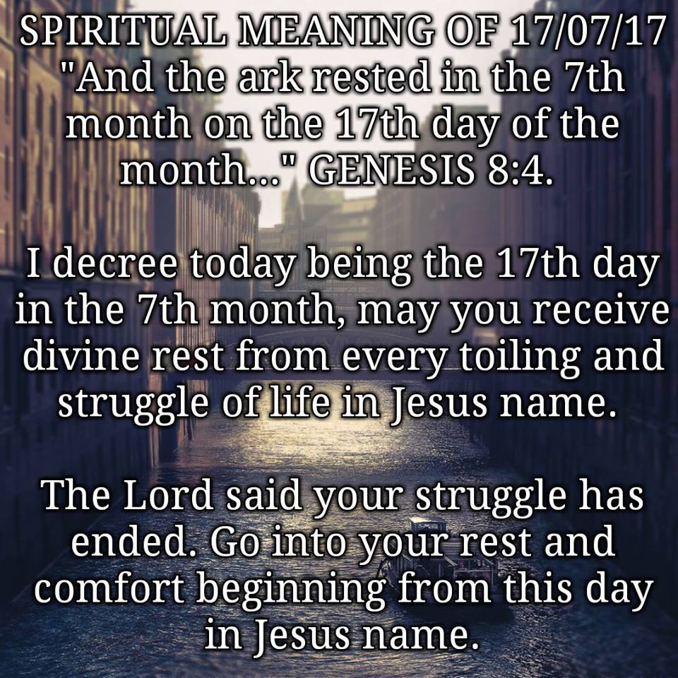 Date 17/7/17: Biblical/Spiritual Significance – [YAHUSHUA HA MASHIACH ...